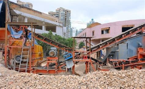 “吞”进建筑垃圾，“吐”出砂石骨料，一小时最高可产出100立方米砂石骨料 中国砂石骨料网中国砂石网 中国砂石协会官网