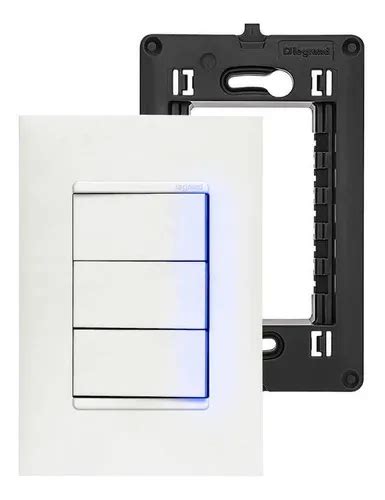 Interruptor Triplo Paralelo Simples Led Pial Legrand Parcelamento Sem Juros