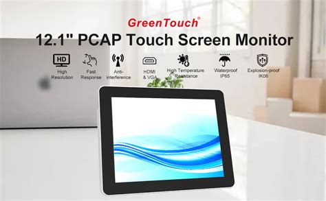 Greentouch 121 Inch Pcap Multi Touch Touchscreen Monitor Hdmivga