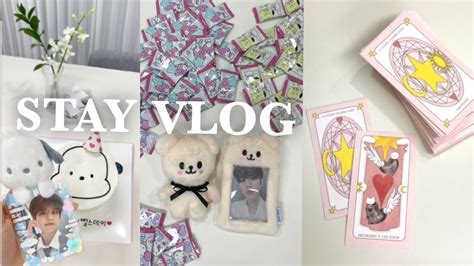 스테이 브이로그•stay Vlog•콘서트준비나눔물품깡🤍 승프•md택배깡•비공굿제작•나눔물품준비•콘서트준비•일상•가성비 덕질