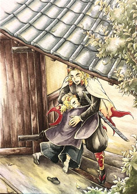 Save Follow Senjuro Rengoku Kyojuro Rengoku Demon Slayer Kimetsu No Yaiba Anime