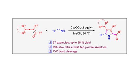 Modular Synthesis Of Tetrasubstituted Pyrroles Via An Annulative
