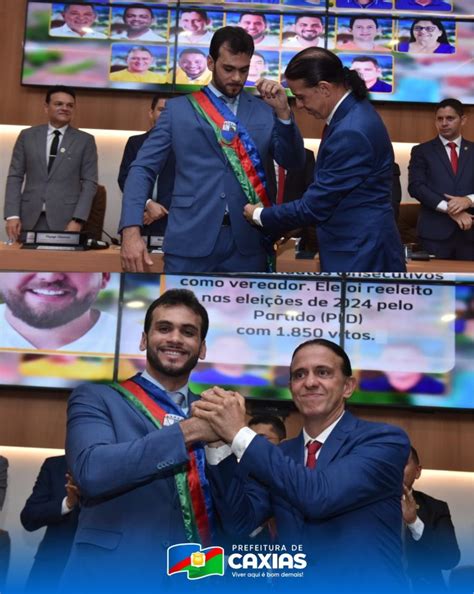 Prefeito De Caxias Ma E Vice Tomam Posse Em Solenidade Na Câmara