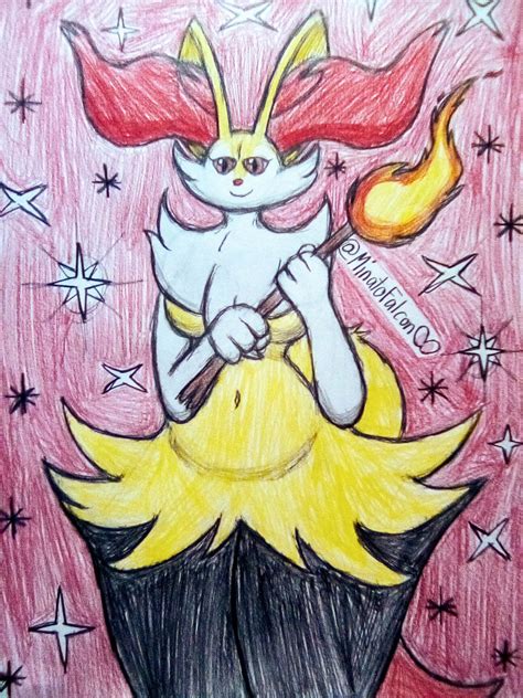 Anthro Braixen By Minatofalcon On Newgrounds