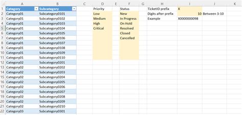 Simple Ticketing System Templates
