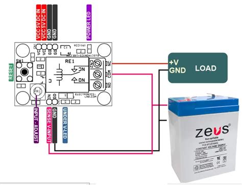 Under Voltage Lockout Relay Latching Voltage Monitor Electronics Lab