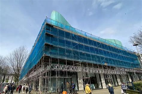 This Jumble Of Scaffolding Has Hidden The Shops Beneath It For More