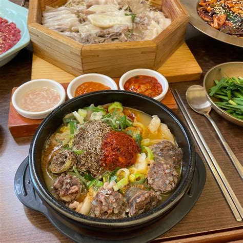 군자역 맛집 청와옥 한식당에서 즐기는 순대국의 깊은 맛 네이버 블로그