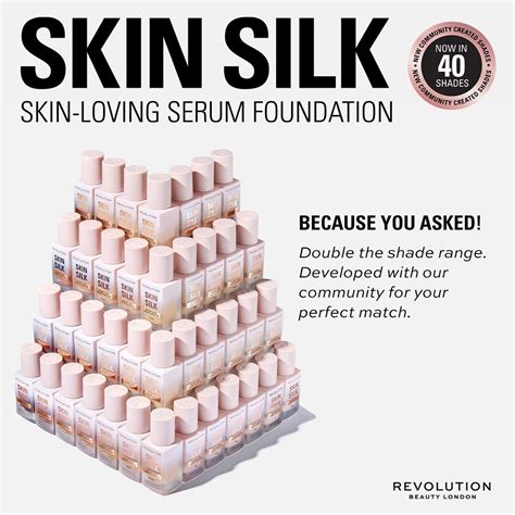 Revolution Skin Silk Radiant Satin Serum Foundation Revolution Beauty
