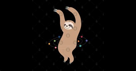 Sloth Galaxy Sloth Sticker Teepublic