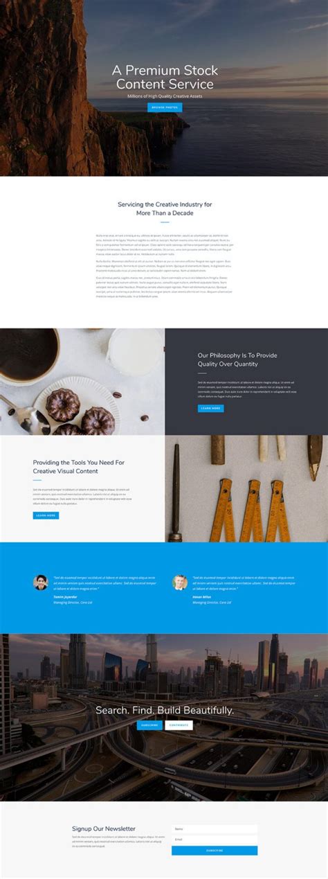 Download A Free Photo Marketplace Layout Pack For Divi