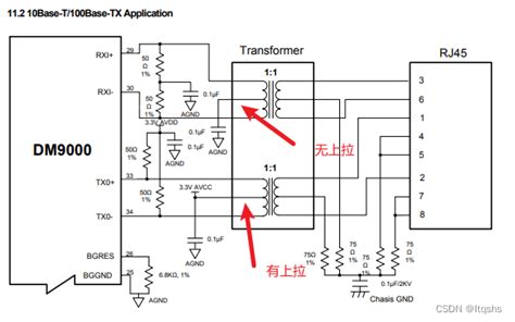 网络变压器与phy连接方式与phy驱动类型判断phy 电流型 电压型 Csdn博客