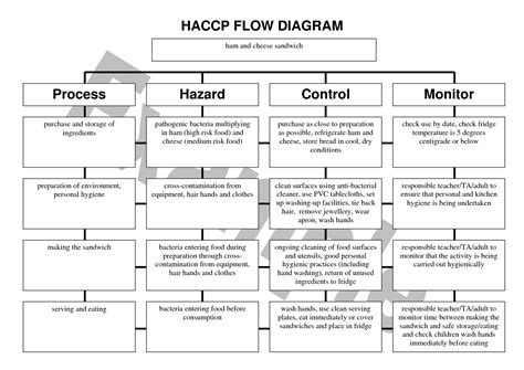Haccp Process Flow Diagram Uk Haccp Flow Chart Guide