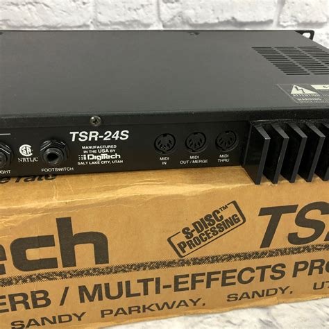 Digitech Tsr 24 Stereo Rack Multi Effects Processor Evolution Music