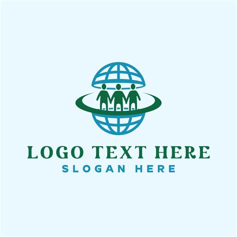 Human Globe Community Logo Brandcrowd Logo Maker