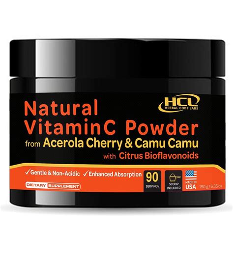 Organic Vitamin C Powder Herbal Code Labs Nutrition