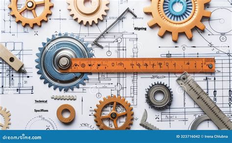 Drafting Tools For Architecture Engineers Science Math Cartoon