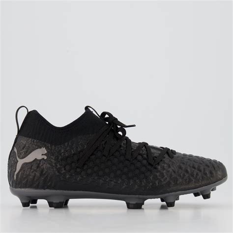 Chuteira Puma Future Netfit Fg Ag Campo Bdp Preta Futfanatics