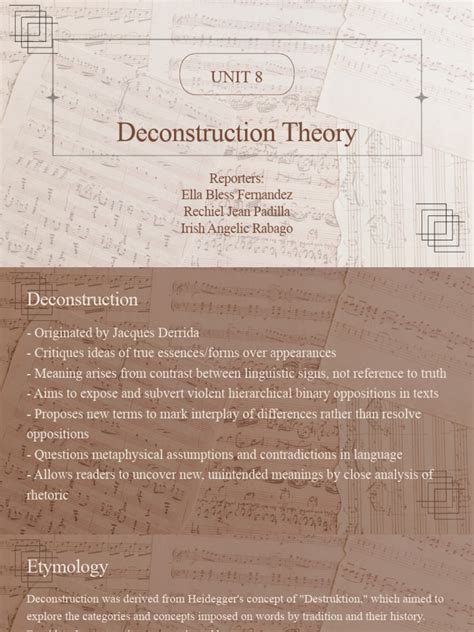 As22 Deconstruction Theory Pdf Deconstruction Jacques Derrida