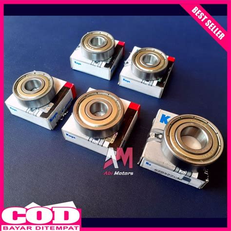 SATU SET BEARING LAHER KOYO JAPAN ORIGINAL RODA DEPAN BELAKANG NAP GEAR
