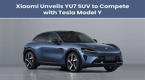 Xiaomi Unveils Yu Suv To Compete With Tesla Model Y News India