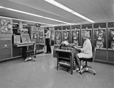 Univac 1103 Computer System At Nasa In Ohio 1964 Stephane Dartiailh