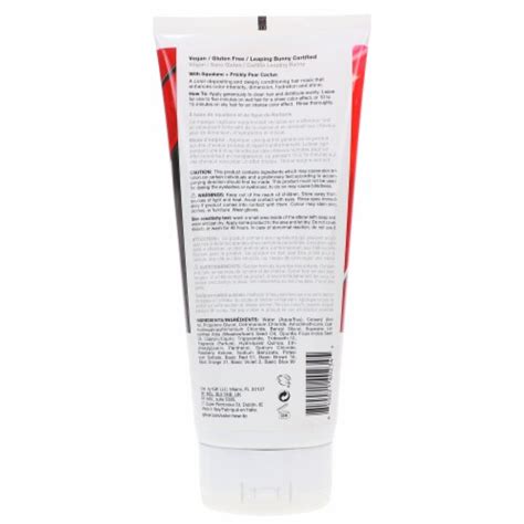 Igk Color Depositing Hair Mask Tarantino Red Vibrant Ruby 6 Oz 6 Oz