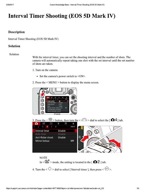 canon knowledge base interval timer shooting eos 5d mark iv pdf