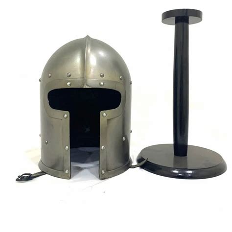 Medieval Knight Templar Helmet Crusader Costume Armor Helmet