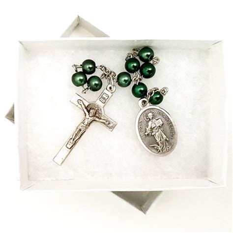 St John The Apostle Rosary Etsy