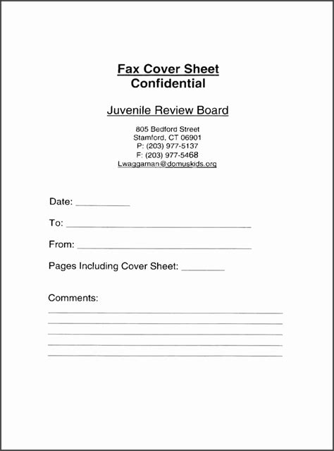 5 Confidential Fax Cover Sheet Template Sampletemplatess