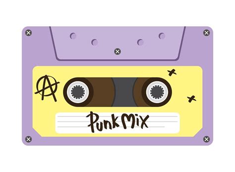 Punk Mix Retro Cassette Vector Design 3885319 Vector Art At Vecteezy