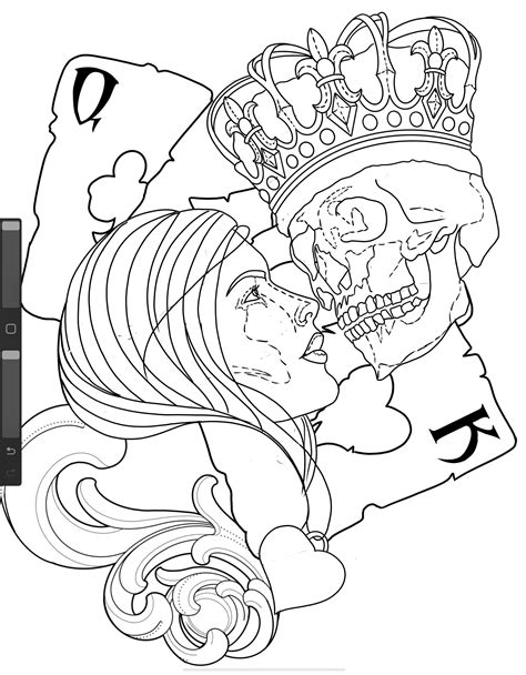 Printable Gangster Tattoo Stencil Outline