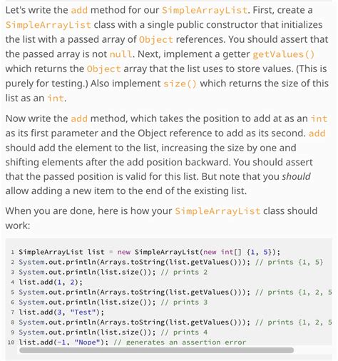 Solved Lets Write The Add Method For Our Simplearraylist