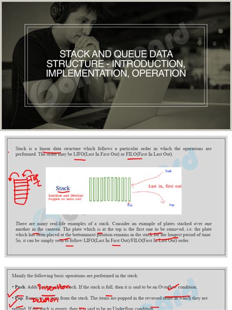 Stack And Queue Linked List Pdf Queue Abstract Data Type Formal Methods
