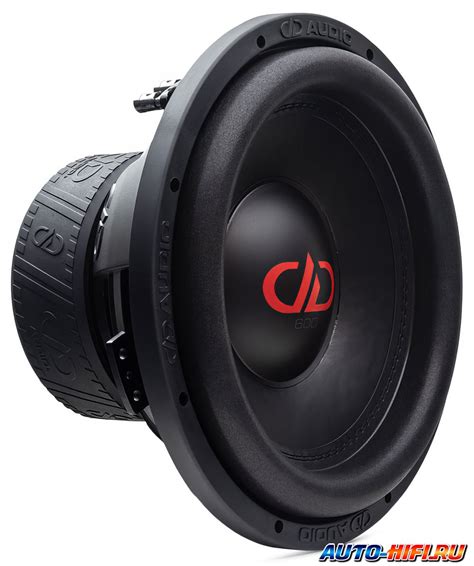 Сабвуферный динамик Dd Audio 612f D2 Характеристики Dd Audio 612f D2