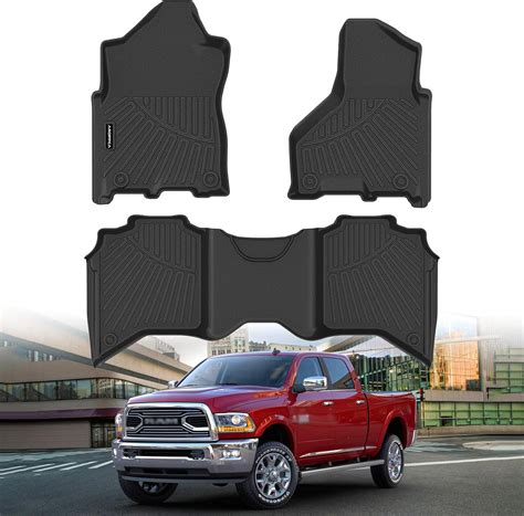 All Weather Floor Mats For 2013 2018 Dodge Ram 150025003500 Crew Cab
