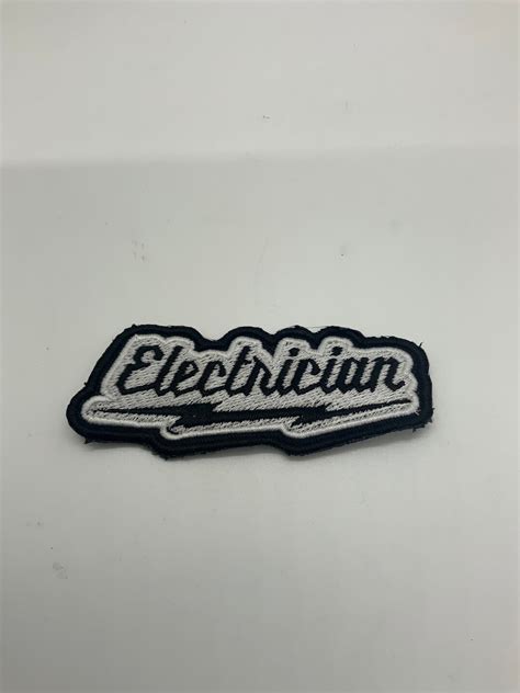 Electrician Patch Etsy