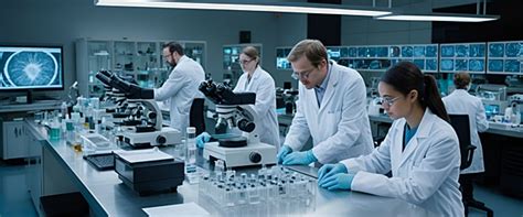 미래의 의학 실험실 첨단 헬스케어 기술 로봇 의료 로봇 배경 일러스트 및 사진 무료 다운로드 Pngtree