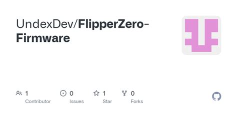 GitHub UndexDev FlipperZero Firmware