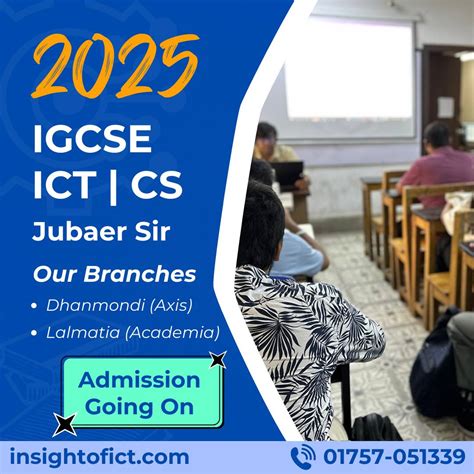 Admission Started For 2025 Igcse Insight Of Ict And Cs