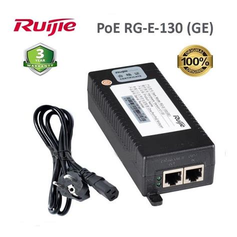 Ruijie Rg E 120 Ge Power Over Ethernet Adaptor Lazada Indonesia