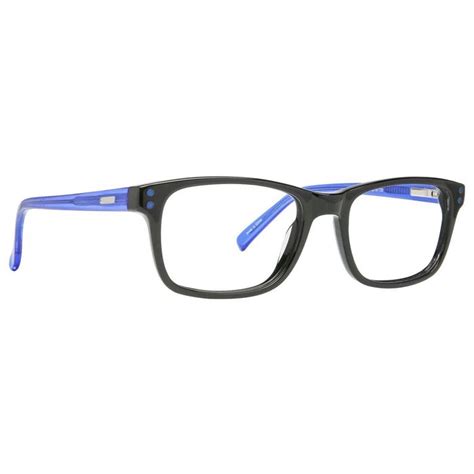 Guess Gu9161 001 Black Blue Plastic Optical Eyeglasses Frame 47 16 130