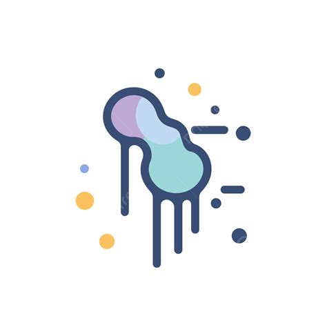 잉크 유출 아이콘의 그래픽 그림 벡터 흰색 배경에 페인트 튄 자국을 묘사한 직계 아이콘 Flaticon 및 드리블에 의한