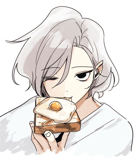 Mithrun Dungeon Meshi Boy Bags Under Eyes Black Eyes Bread Bread