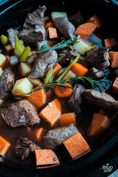 Slow Cooker Beef And Rutabaga Stew Recipe Recipe Slow Cooker Beef