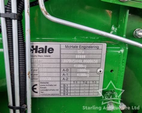 Mchale V6750 Round Baler