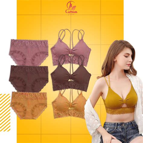 Jual Bra Dan Celana Dalam Wanita Renda Motif Pita Satuan Bra Sport