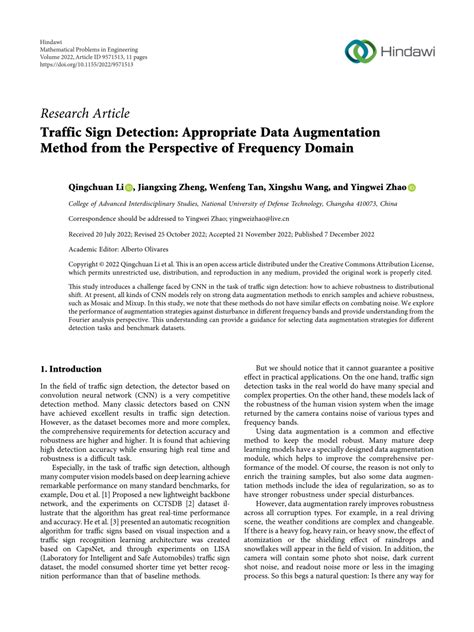 Pdf Traffic Sign Detection Appropriate Data Augmentation Method From