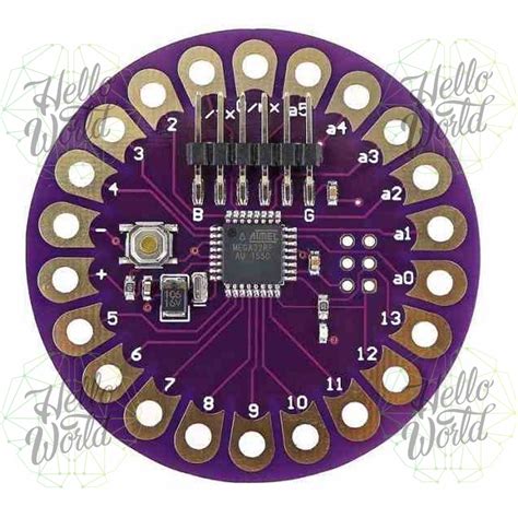 Lilypad Atmega328p Hello World